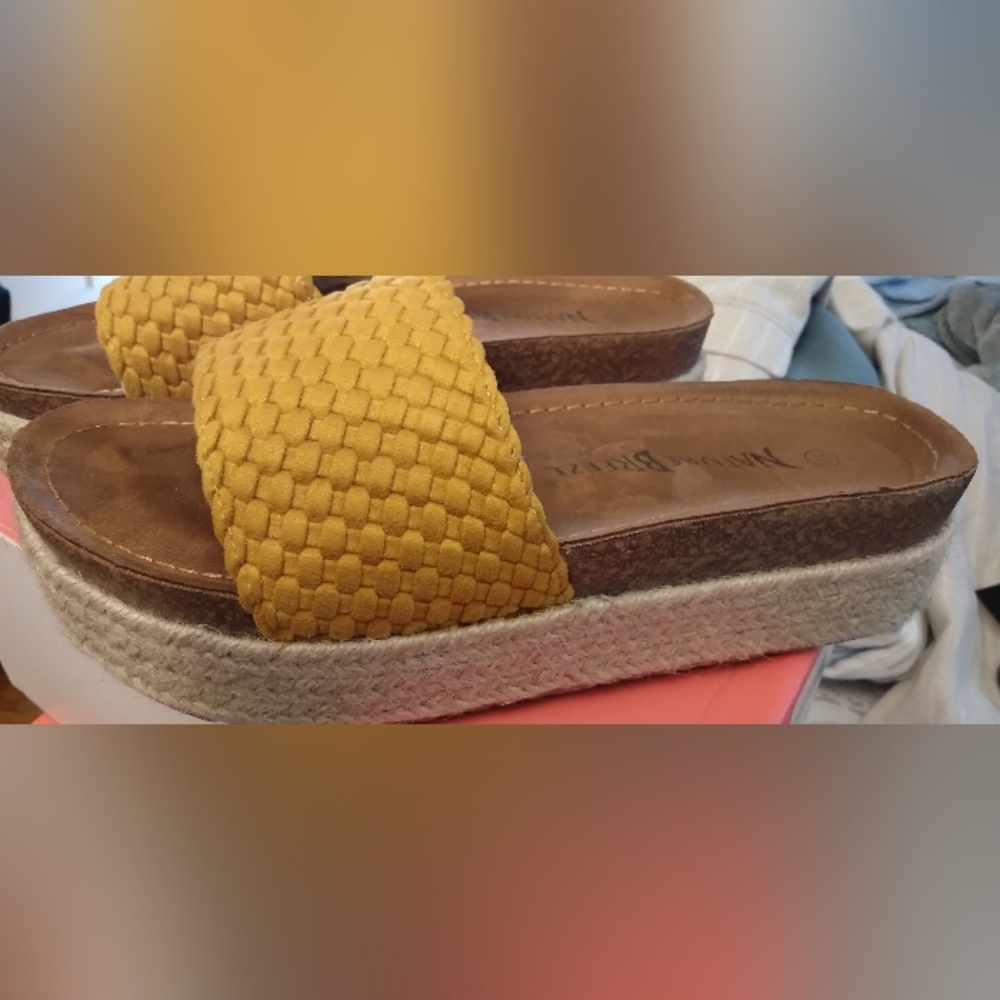 Nature Breeze Platform Wedge Sandals - Gem